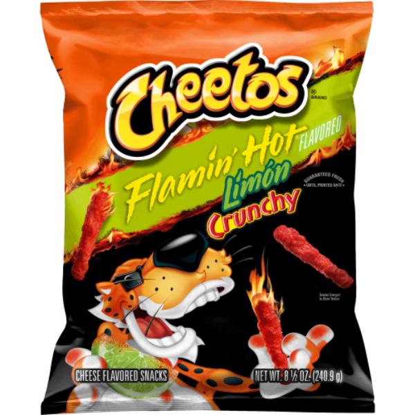 Cheetos Flamin Hot Lemon Crunchy Chips - 226g | The Base Warehouse