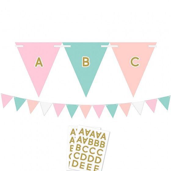 Pastel Customisable Pennant Banner | The Base Warehouse