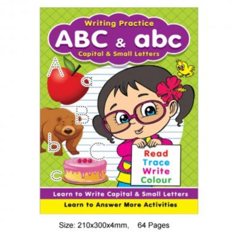 Writing Practice ABC & abc (Capital & Small Letters) Book | The Base ...