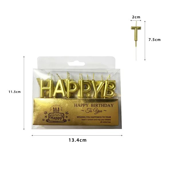 HB Candle - Gold | The Base Warehouse