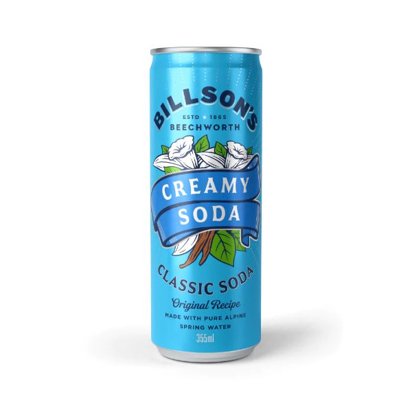 Billson's Brewed Classic Creamy Soda - 355ml | The Base Warehouse