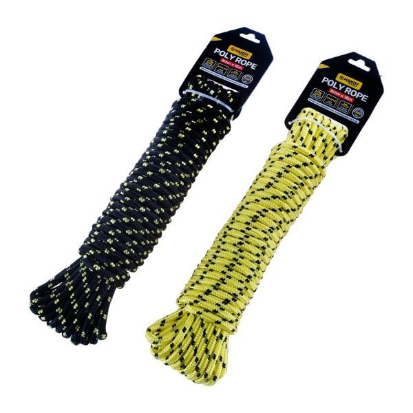 Diamond Braided Polyrope - 0.8cm x 15m | The Base Warehouse