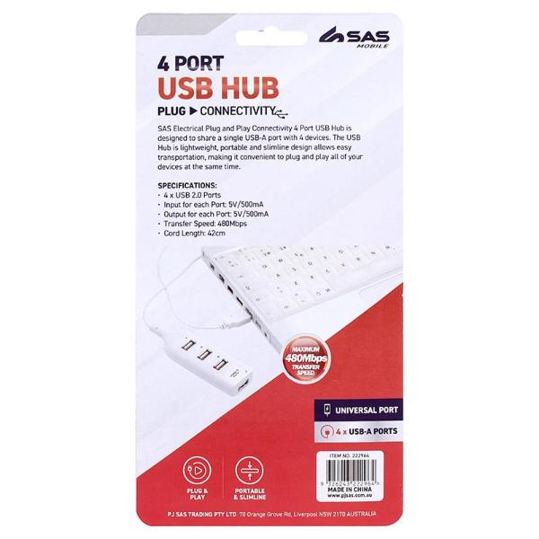 4 Port Usb Hub | The Base Warehouse