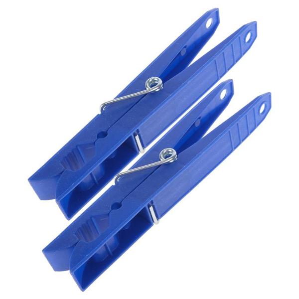 Pegs 50pk Large - Plastic - Blue | The Base Warehouse