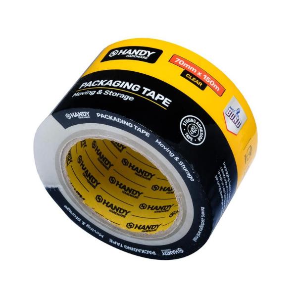 Extra Wide Clear Tape Packaging - 7cm x 15cm | The Base Warehouse