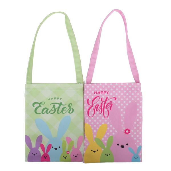 Assorted Canvas Easter Tote Bag - 15cm x 20cm | The Base Warehouse