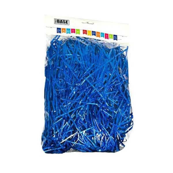 Metallic Royal Blue Shredded Paper - 50g | The Base Warehouse