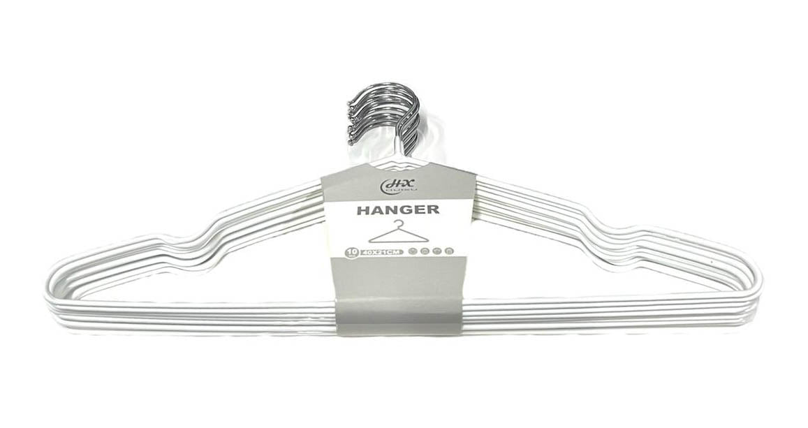 10 Pack Metal Hangers | The Base Warehouse