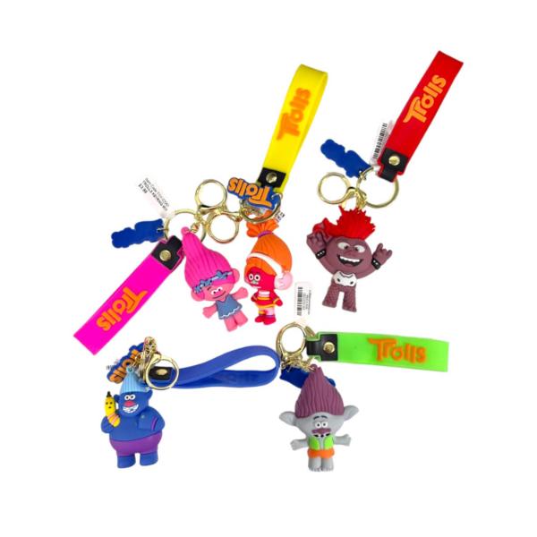 Assorted Trolls Keyring | The Base Warehouse