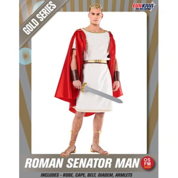 Adults Roman Senator Man Costume | The Base Warehouse