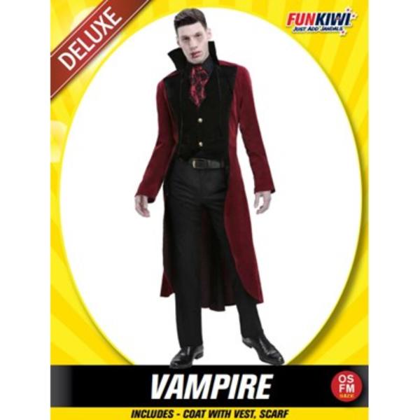 Deluxe Vampire Man Costume | The Base Warehouse