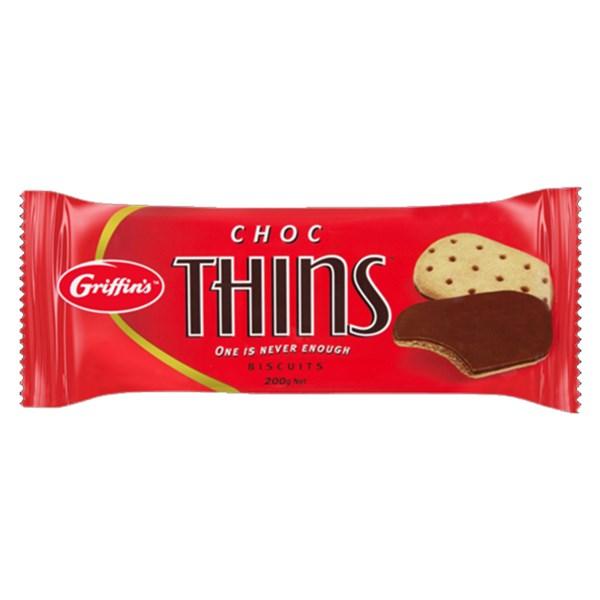 Griffin Choc Thins - 180g | The Base Warehouse