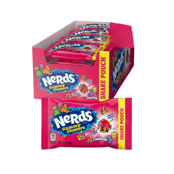 Nerds Rainbow Gummy Clusters Sharepack - 85g | The Base Warehouse