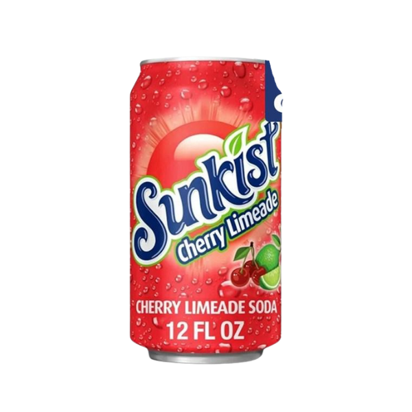 Sunkist Cherry Limeade Soda - 355ml | The Base Warehouse