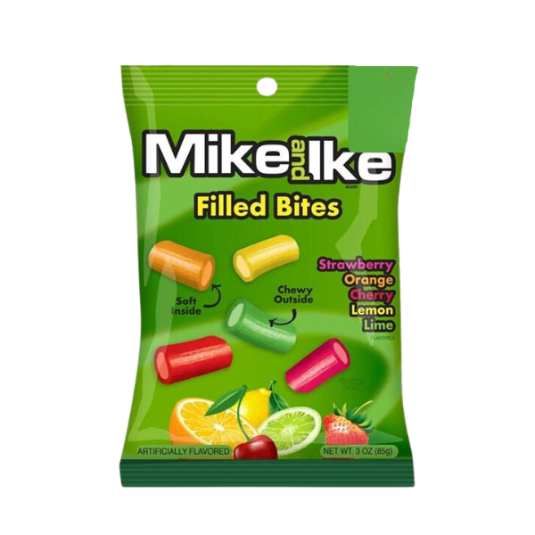 Mike And Ike Filled Ropes - 85g | The Base Warehouse