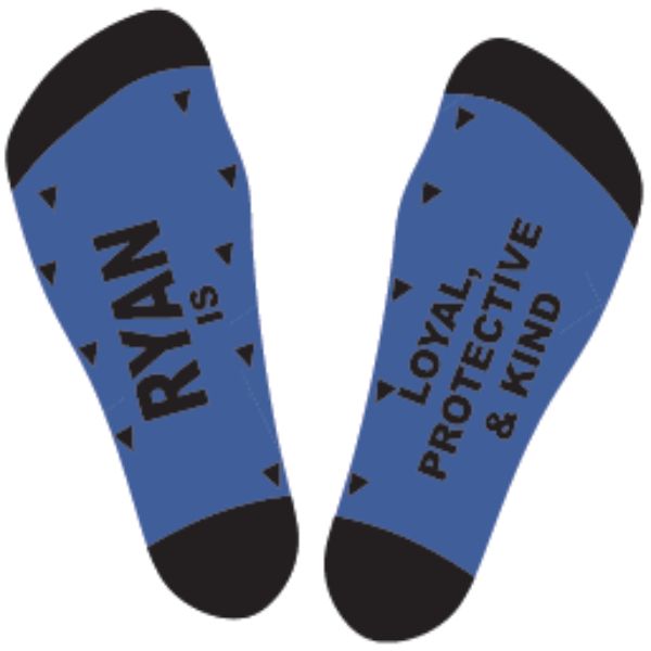 Black & Blue Ryan Bamboo Socks | The Base Warehouse