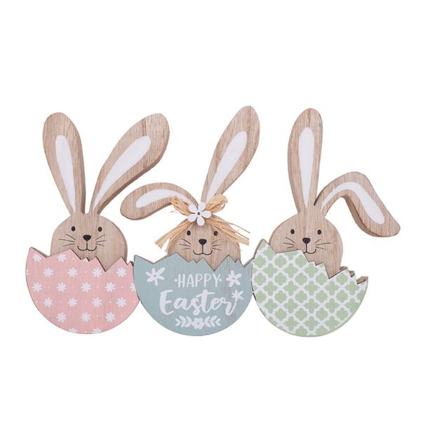 Assorted Bunny Table Top Sign - 23cm x 14cm | The Base Warehouse