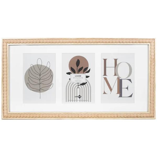 Natural Louise 3 Collage Frame - 10cm x 15cm | The Base Warehouse