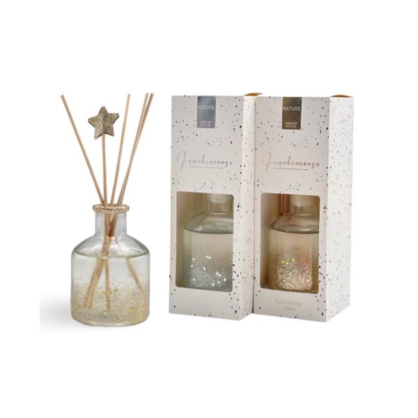 GLITTER SPLASH DIFFUSER 100ML 6.8X9.8CMH | The Base Warehouse