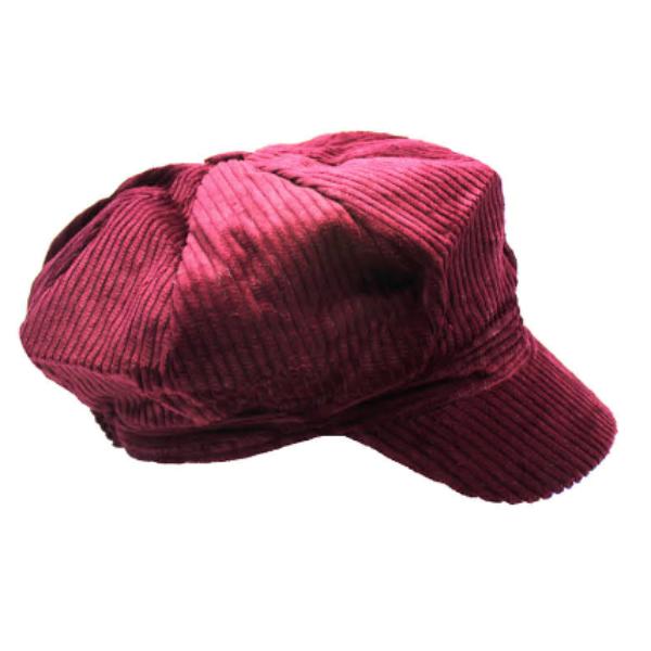 8 Panel Red Poor Boy Cap | The Base Warehouse