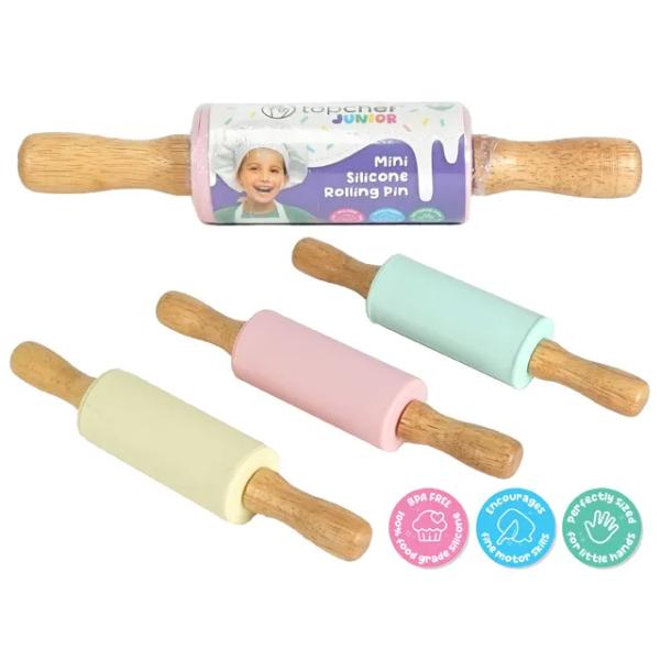 Kids Mini Rolling Pin - 23cm x 4.5cm | The Base Warehouse