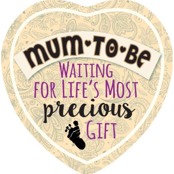 Mum To Be Heart Magnet | The Base Warehouse