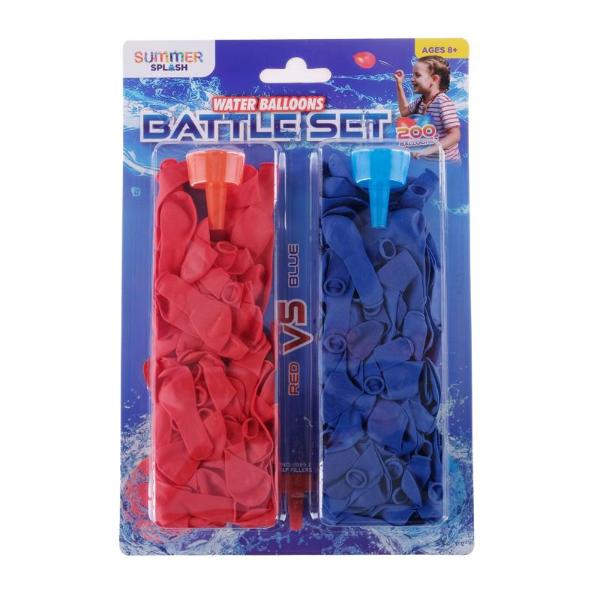 200 Pack Water Balloon Battle Set | The Base Warehouse