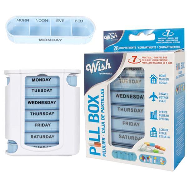 28 Compartments Wish Pill Box | The Base Warehouse
