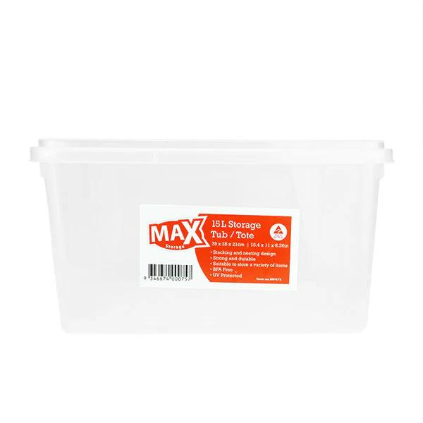 Max Storage Container - 15L | The Base Warehouse