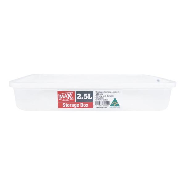 Max Storage Container - 2.5L | The Base Warehouse
