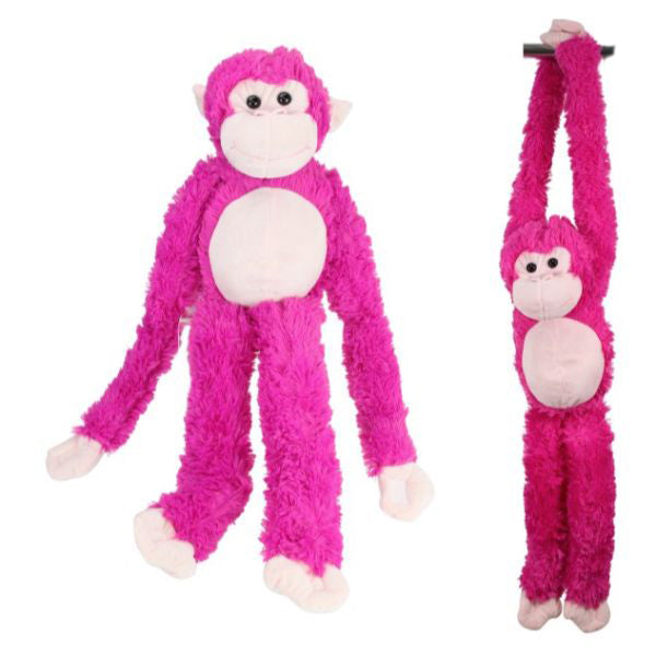 Hot Pink Plush Monkey - 75cm | The Base Warehouse