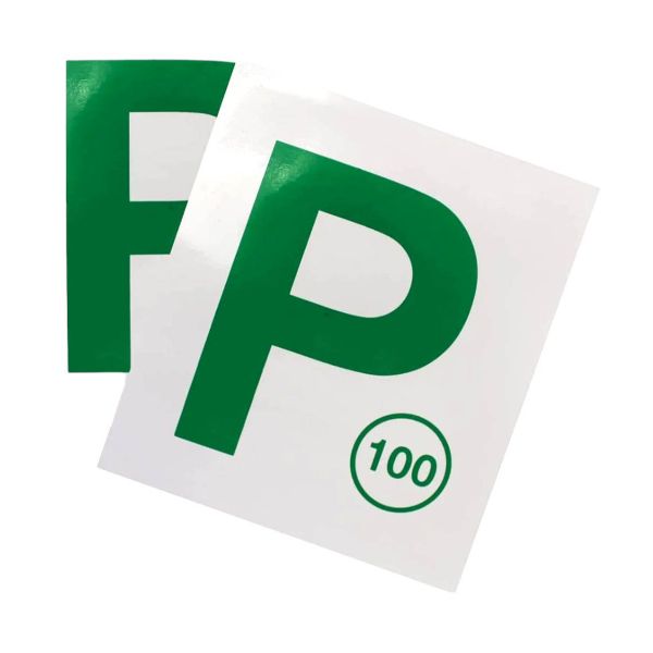 2 Pack Magnetic Green P Plates | The Base Warehouse