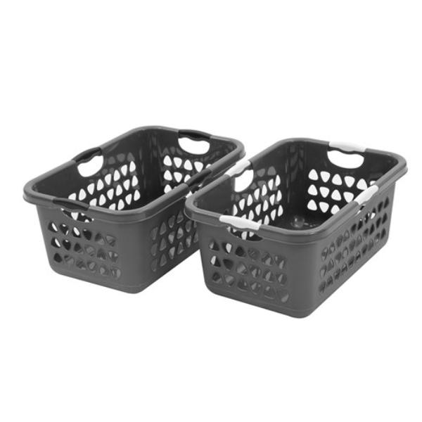 Eco Family 70L Laundry Basket - 66cm x 45cm x 31cm | The Base Warehouse