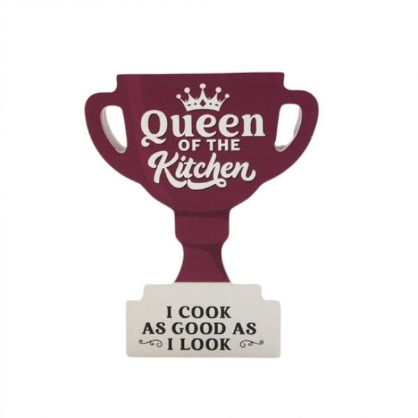 Queen Of The Kitchen Trophy - 13cm | The Base Warehouse