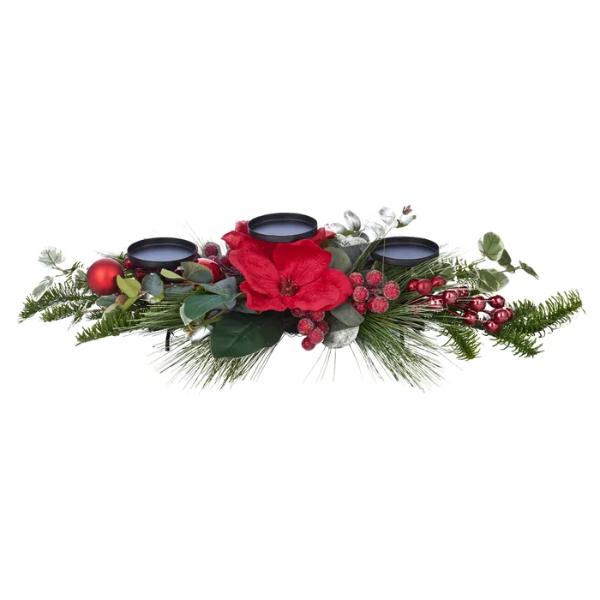 C'Holder w/Berry & Needles 76cm Red/Grn | The Base Warehouse