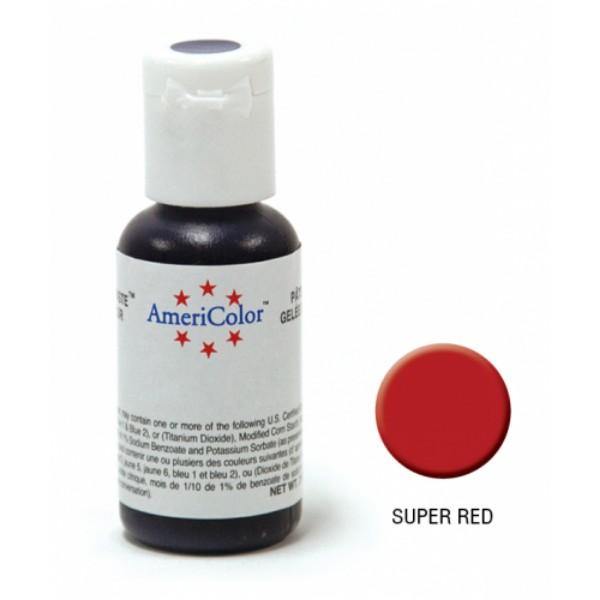 Americolor Super Red Food Colouring Gel Paste | The Base Warehouse