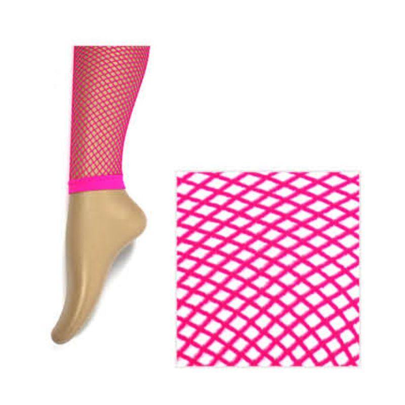 Adults Pink Fishnet Leggings | The Base Warehouse