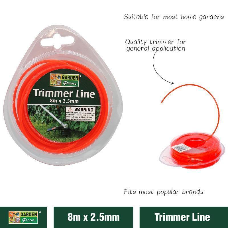 Red Trimmer Line - 8m x 2.5mm | The Base Warehouse