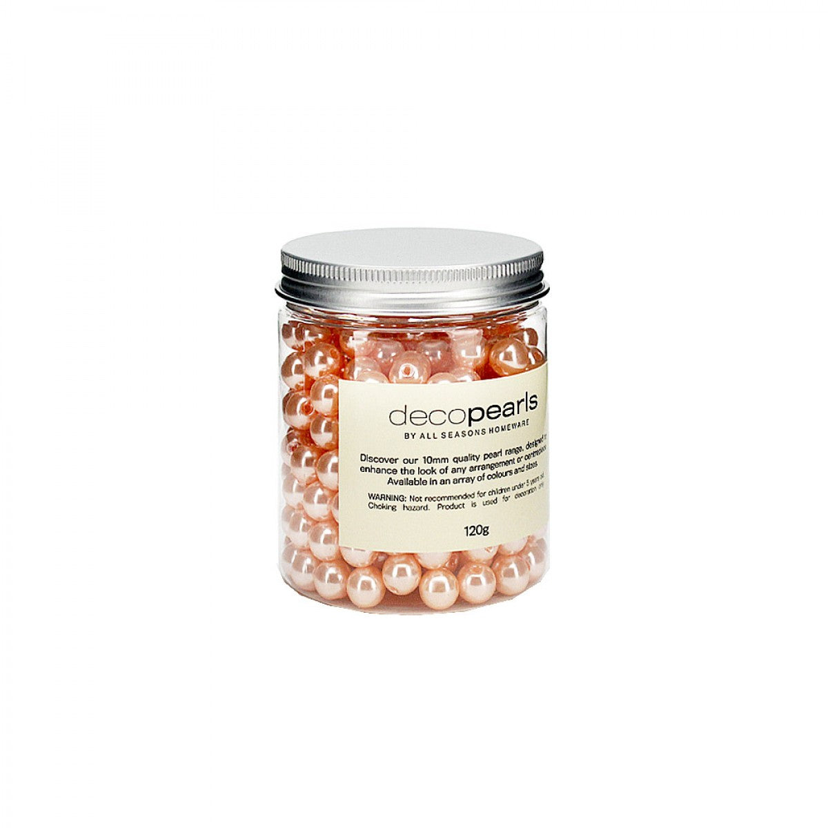 Dusty Pink Decorative Pearls - 10mm | The Base Warehouse