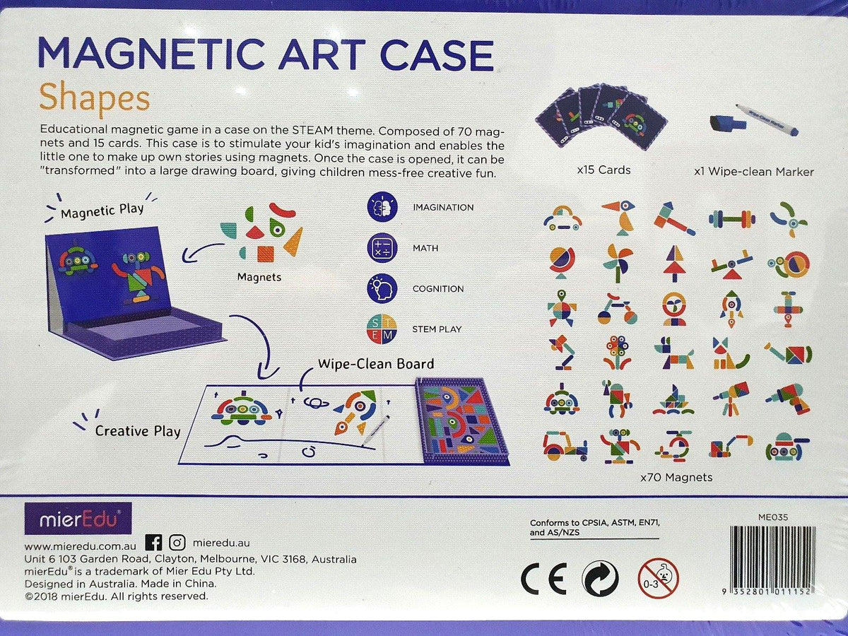 Magnetic Art Case - Shapes | The Base Warehouse