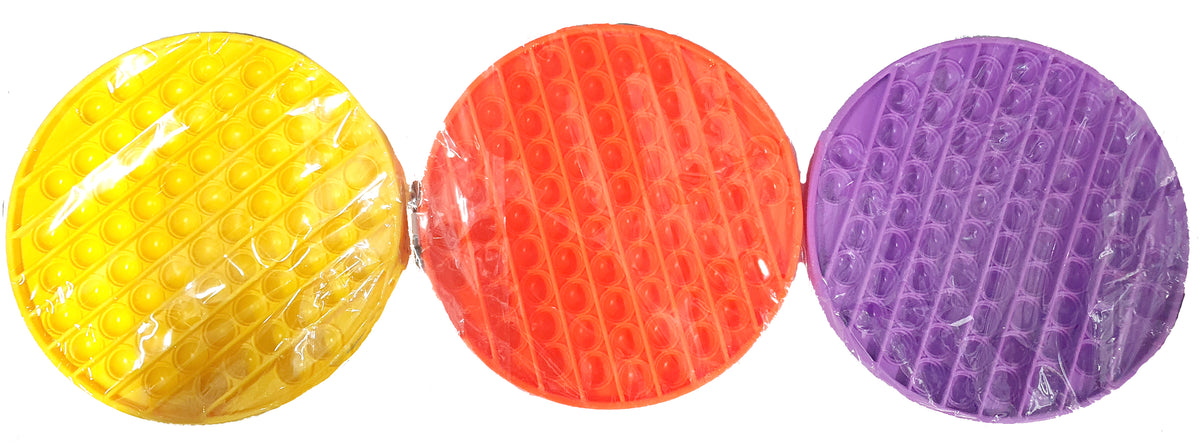 Jumbo Coloured Round Pop It - 20cm | The Base Warehouse
