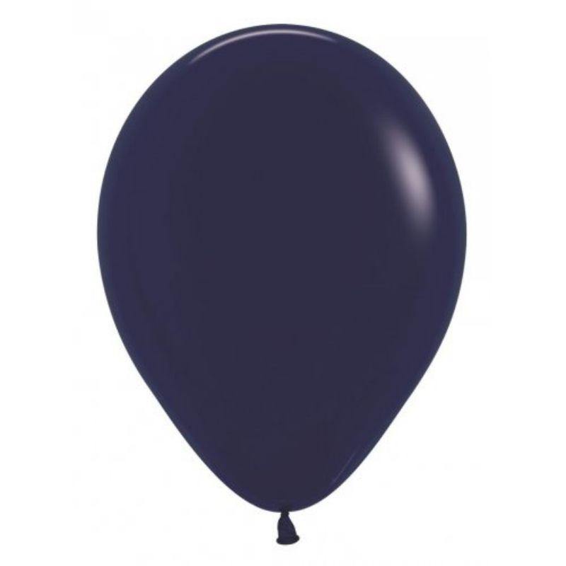 25 Pack Fashion Navy Sempertex Balloons - 30cm | The Base Warehouse