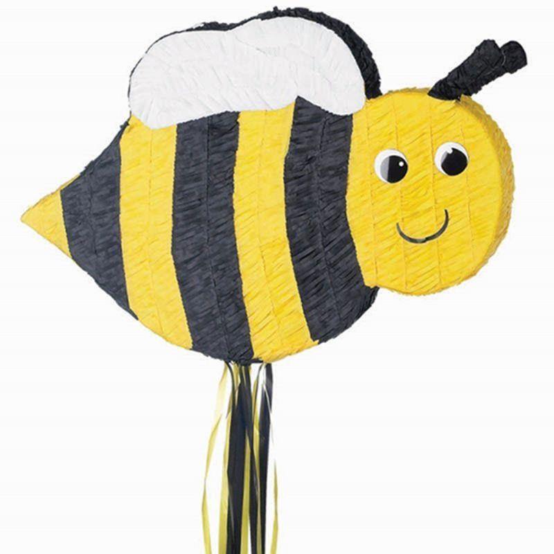 Bumble Bee Pull Pinata - 59cm x 7cm x 38cm | The Base Warehouse
