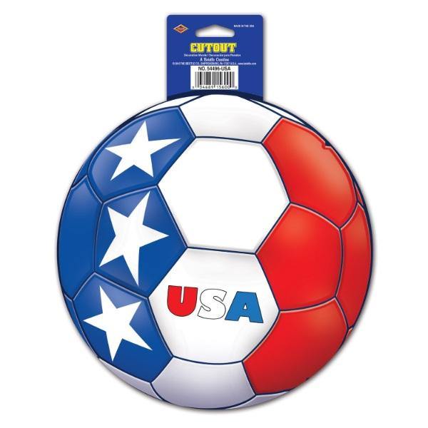Soccer Ball Cut Out USA - 25cm | The Base Warehouse