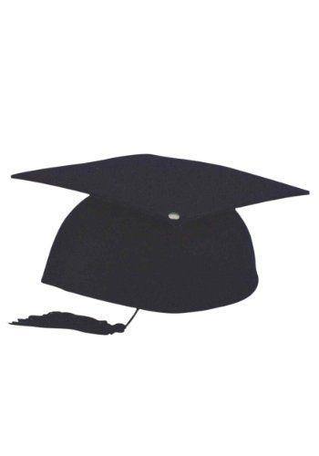 Black Felt Graduation Cap | The Base Warehouse