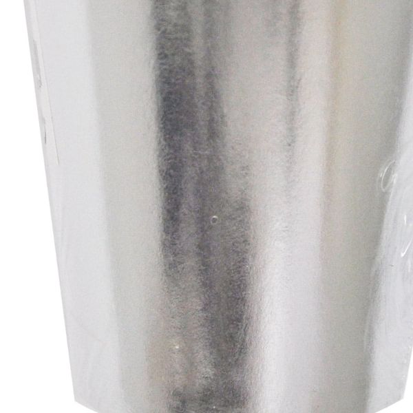 6 Pack Silver Foil Paper Cups - 266ml | The Base Warehouse