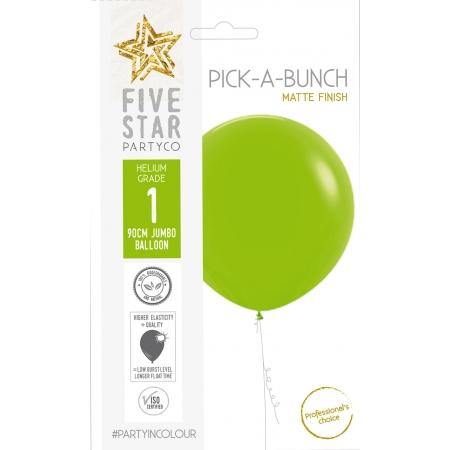 Matte Lime Green Latex Balloon - 90cm | The Base Warehouse