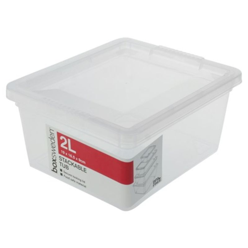 Essentials Stackable Box - 19cm x 16cm x 9cm | The Base Warehouse