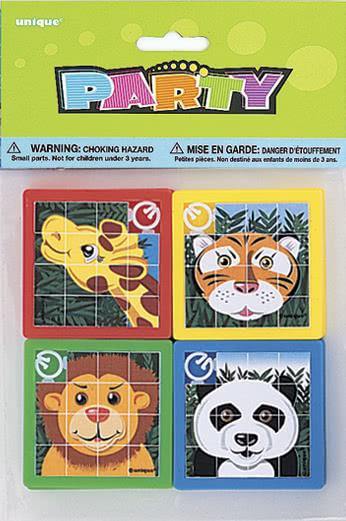 10 Pack Animal Slide Puzzles | The Base Warehouse