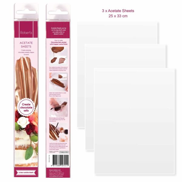 3 Pack Flexi Acetate Sheets | The Base Warehouse